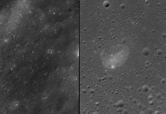 The surface of the moon photographed by Korea for the first time ...